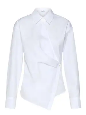 Marella Long-sleeve Button-up Shirt - White