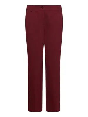 Marella Casual Trousers With Belt Loops - Brown