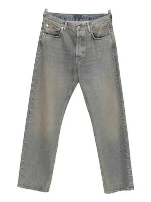 HAIKURE Logo-detail Denim Trousers - Gray