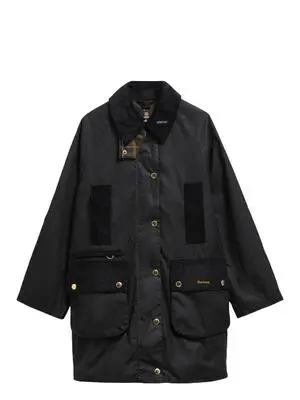 BARBOUR Barbour Waxed Cotton Jacket With Corduroy Trim