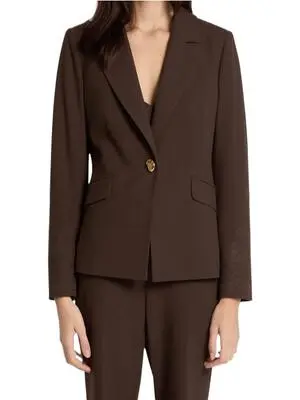 Marella Single-breasted Blazer - Black