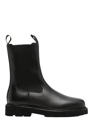 HENDERSON BARACCO Round-toe Short Boots - Black