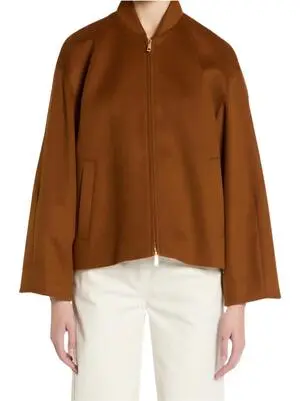 Marella Casual Zip-up Jacket - Brown