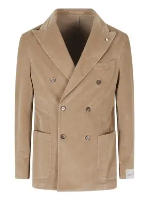 L.B.M. 1911 Double-breasted Casual Jacket - Dove
