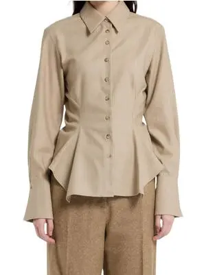 MARELLA Marella Long Sleeve Shirt With Pleated Details