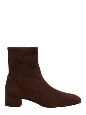 STUART WEITZMAN Maeve Ankle Boots - Walnut