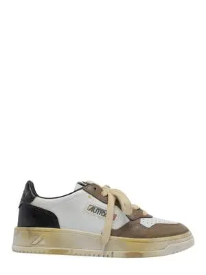 AUTRY Round-toe Sneakers - Brown