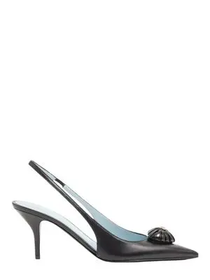 Valentino Garavani Valentino Coeur Royal Slingback Pumps Black
