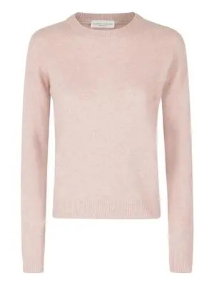 ROBERTO COLLINA Round Neck Knitted Pullover - Nude