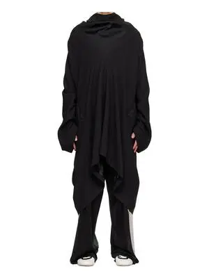 KIKO KOSTADINOV Draped Collar Coat - Black