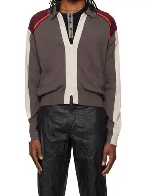 KIKO KOSTADINOV Zip-up Cardigan - Slate Grey
