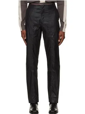 KIKO KOSTADINOV High-waisted Slim Fit Trousers - Graphite Color