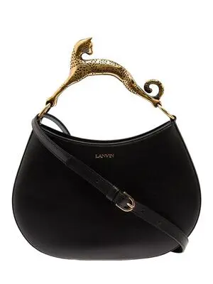 LANVIN Logo Shoulder Bag - Black