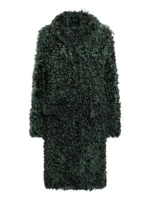 Prada Emerald Fur Coat - Green