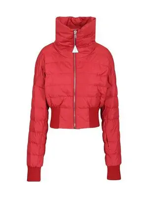 Moncler Cropped Jacket - Red