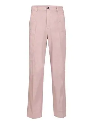 Dries Van Noten Straight Leg Cotton Twill Trousers - Multicolor