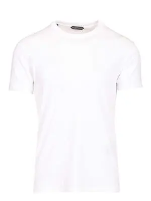 TOM FORD Tom Ford Men Perforated Ribbed T-Shirt