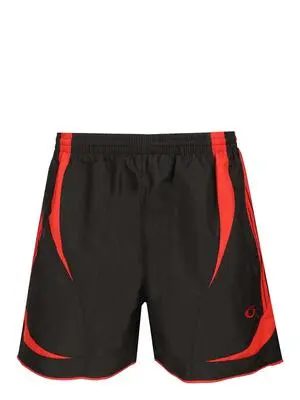 Balenciaga Elasticated Waist Beach Shorts - Black