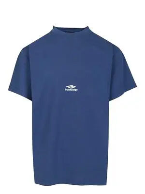 Balenciaga Oversized T-shirt - Blue