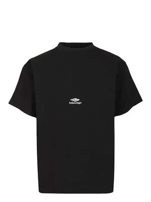 Balenciaga Oversized T-shirt - Black