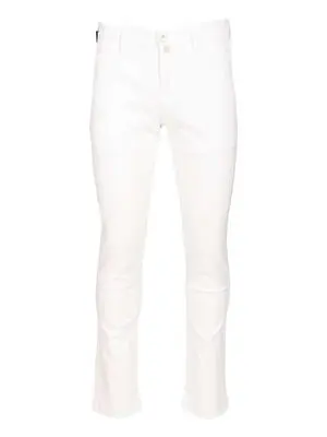 Jacob Cohen Bobby Slim-fit Chino Trousers - White