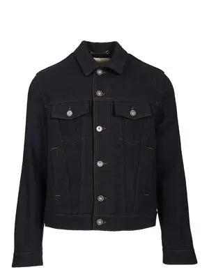 Jacob Cohen Wool Trucker Jacket - Blue