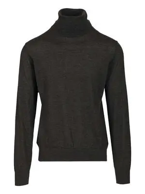 Dolce & Gabbana DOLCE & GABBANA Cashmere Turtleneck Sweater Gray