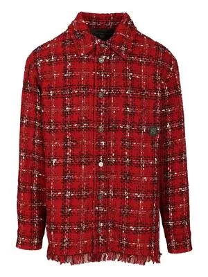 Amiri Amiri Men Flannel Jacket Multicolor