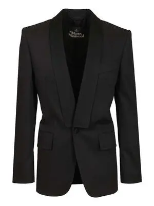 VIVIENNE WESTWOOD Humphrey Single-breasted Tuxedo Jacket - Black
