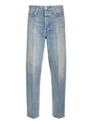 Fear Of God Relaxed Straight Leg Jeans - Blue