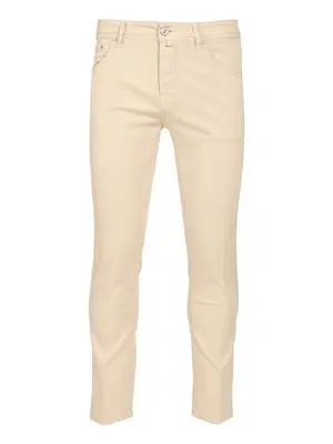Jacob Cohen Scott Slim Fit Carrot Trousers - Cream