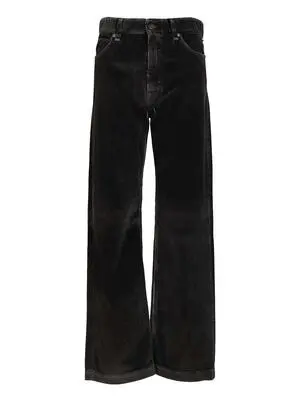 Fendi Corduroy Trousers - Black
