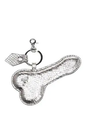 VIVIENNE WESTWOOD Flat Penis Keyring - Gray