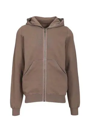 Rick Owens Zip Hoodie - Brown