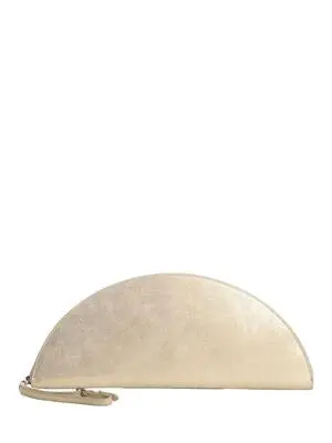 MAISON MARGIELA Maison Margiela Half-Moon Pouch With Drawstring Gold