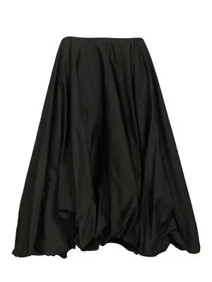 Balenciaga Look 5 Ballon Skirt In Technical Taffeta - Black