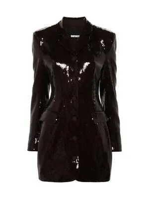 ROTATE BY BIRGER CHRISTENSEN Short Blazer-style Dress - Brown
