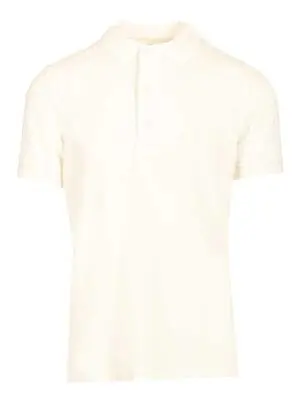 TOM FORD Cotton Piqué Polo Shirt - White