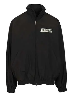 Balenciaga Masking Tape Tracksuit Jacket - Black