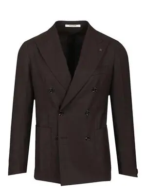 Tagliatore Double-breasted Blazer - Brown