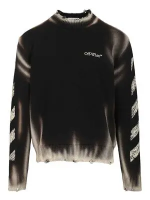 OFF-WHITE OFF-WHITE™ Diag Corrosion Knit Sweater
