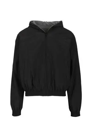 Balenciaga Cursive Reversible Tracksuit Jacket - Black