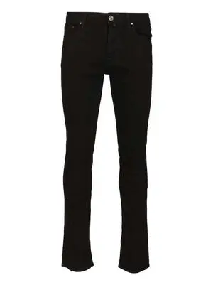 Jacob Cohen Bard Five-pocket Stretch Jeans - Black