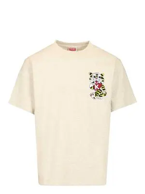 Kenzo Oversized Wild Tiger' T-shirt - Gray