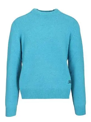 BURBERRY BURBERRY Cashmere Blend Pullover With Equestrian Knight Design