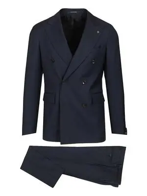 Tagliatore Vesuvio Double-breasted Suit - Blue