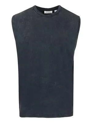 Off-White Sleeveless T-shirt - Blue
