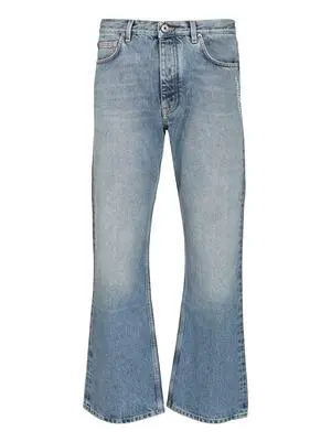 Off-White OFF-WHITE Half Arrow Print Jeans Blue