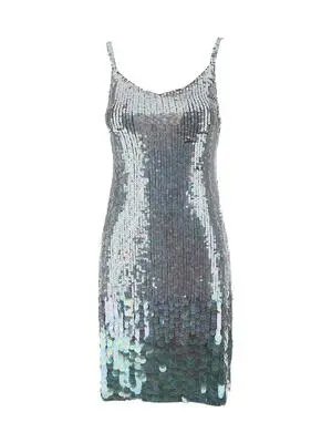 P.a.r.o.s.h P.A.R.O.S.H. Mini Dress With All-Over Sequins Multicolor