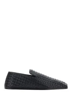 Bottega Veneta Palazzo Loafers Woven Leather - Multicolor